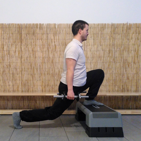 Split squats, exercice tout-en-un pour les jambes - Massage et mouvement